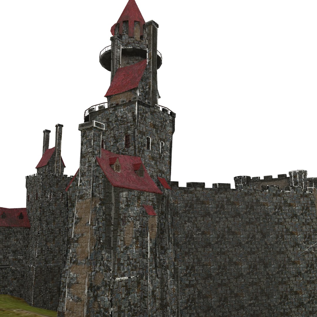 Medieval Castle Lighthouse 3D Model - TurboSquid 1537250