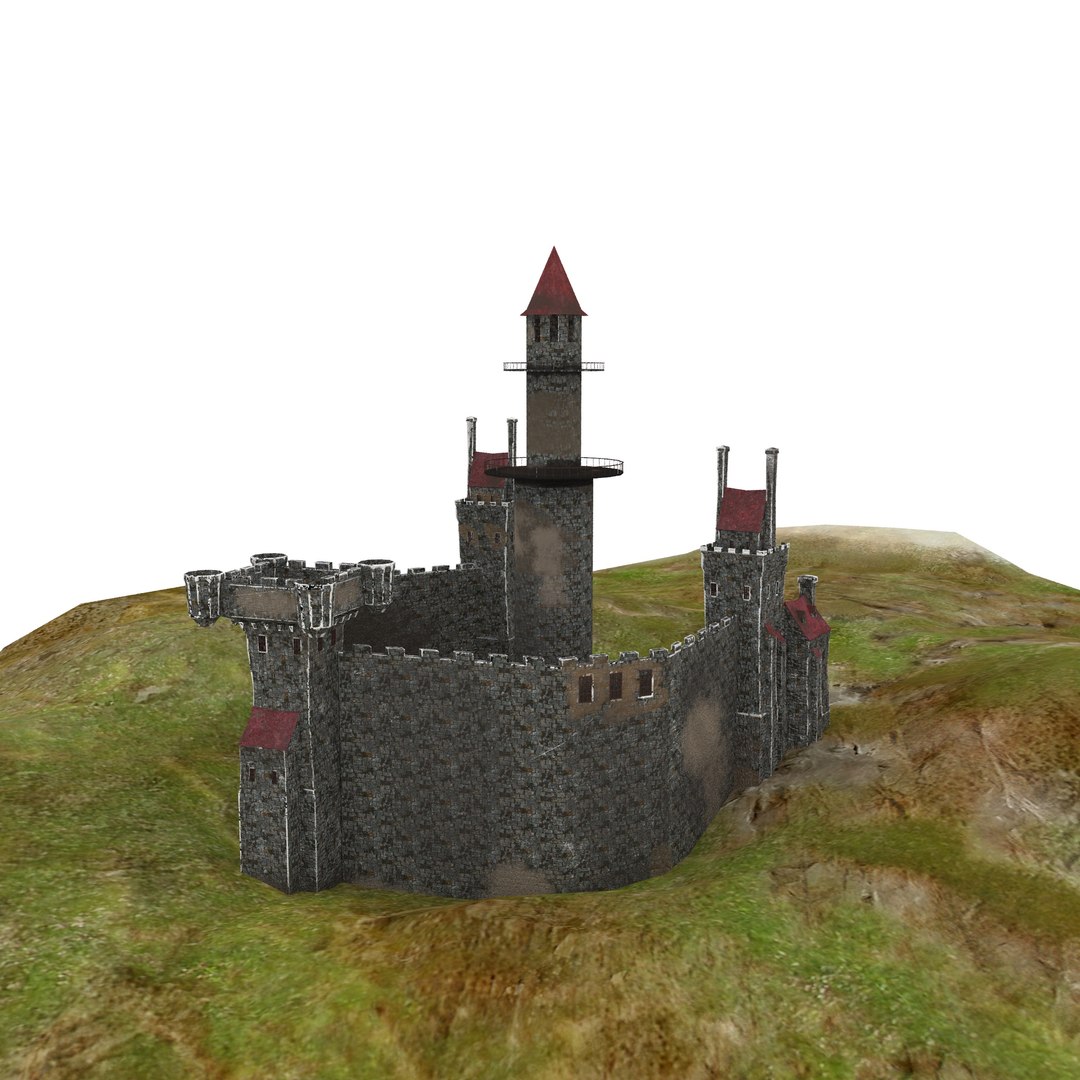 Medieval Castle Lighthouse 3D Model - TurboSquid 1537250
