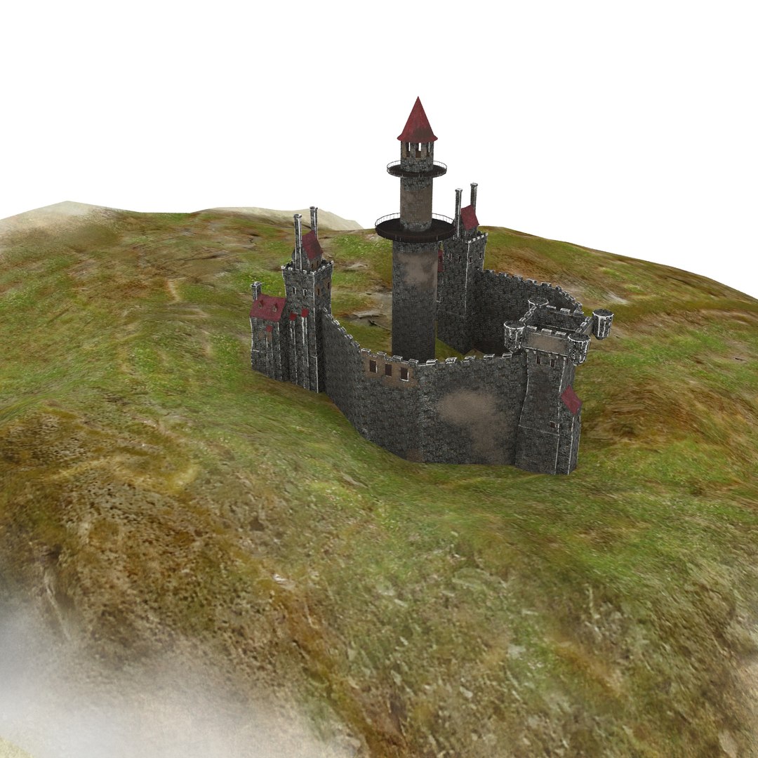 Medieval Castle Lighthouse 3D Model - TurboSquid 1537250