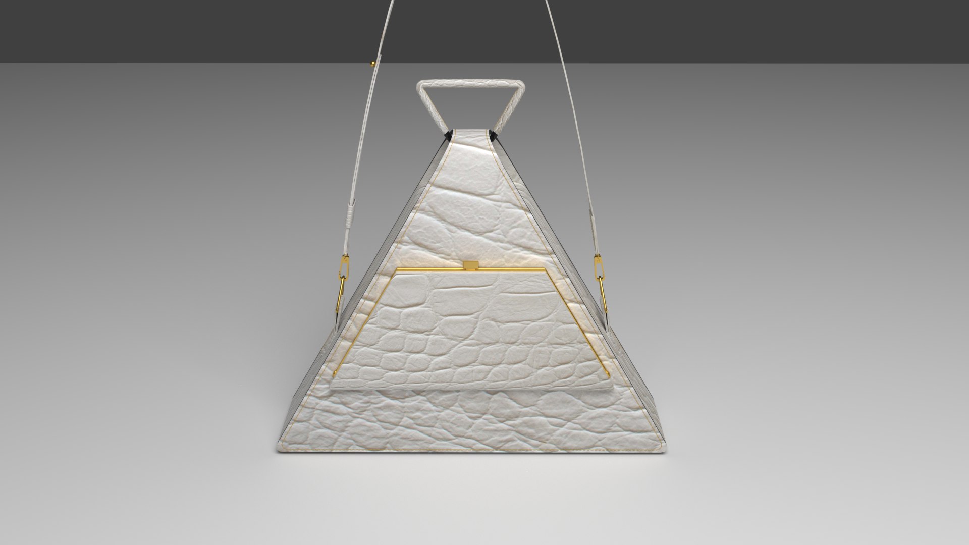 The Triangular Handbag Catchy And Luxury 3D Model - TurboSquid 1830981