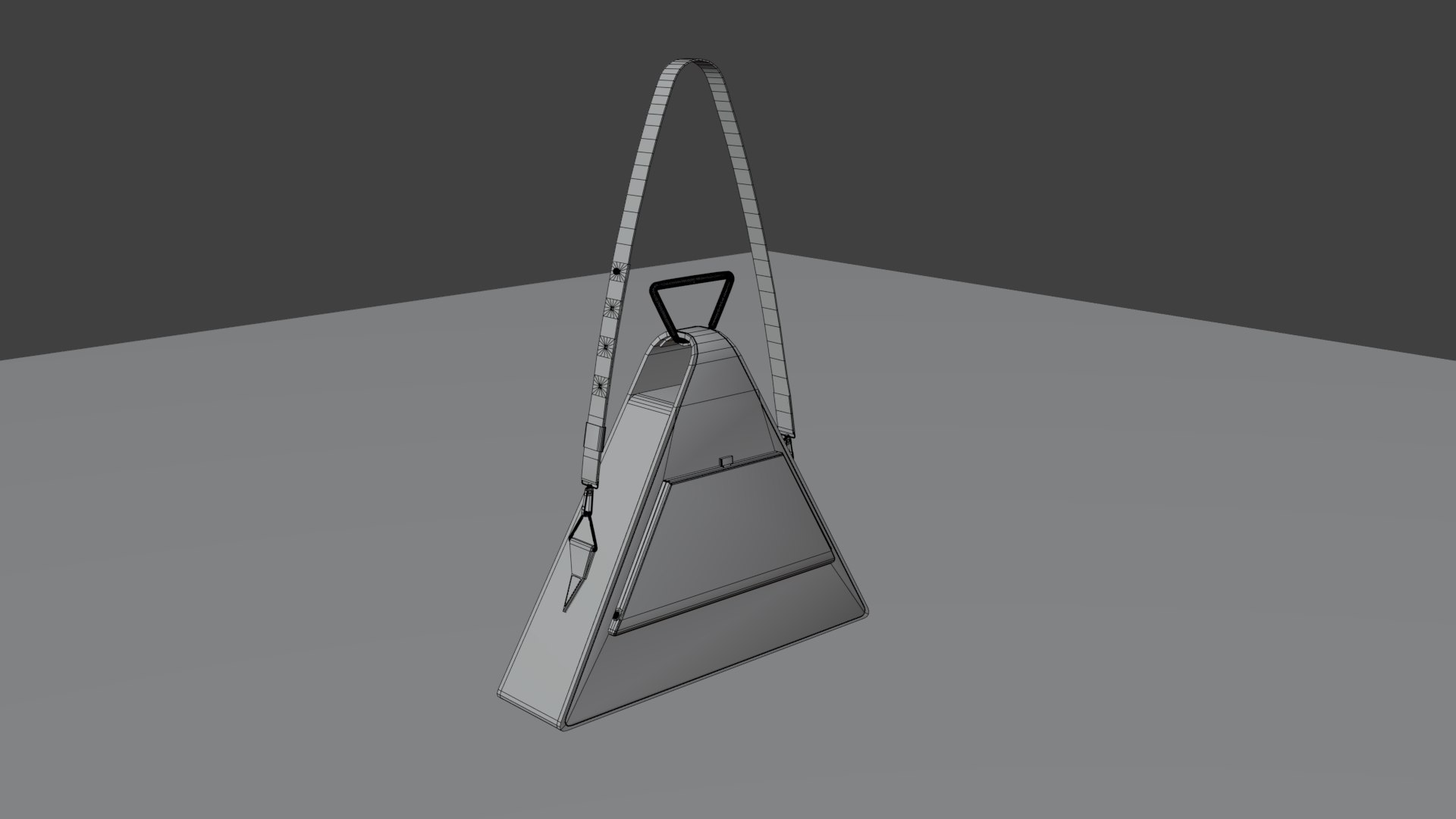 The Triangular Handbag catchy and Luxury 3D model - TurboSquid 1830981