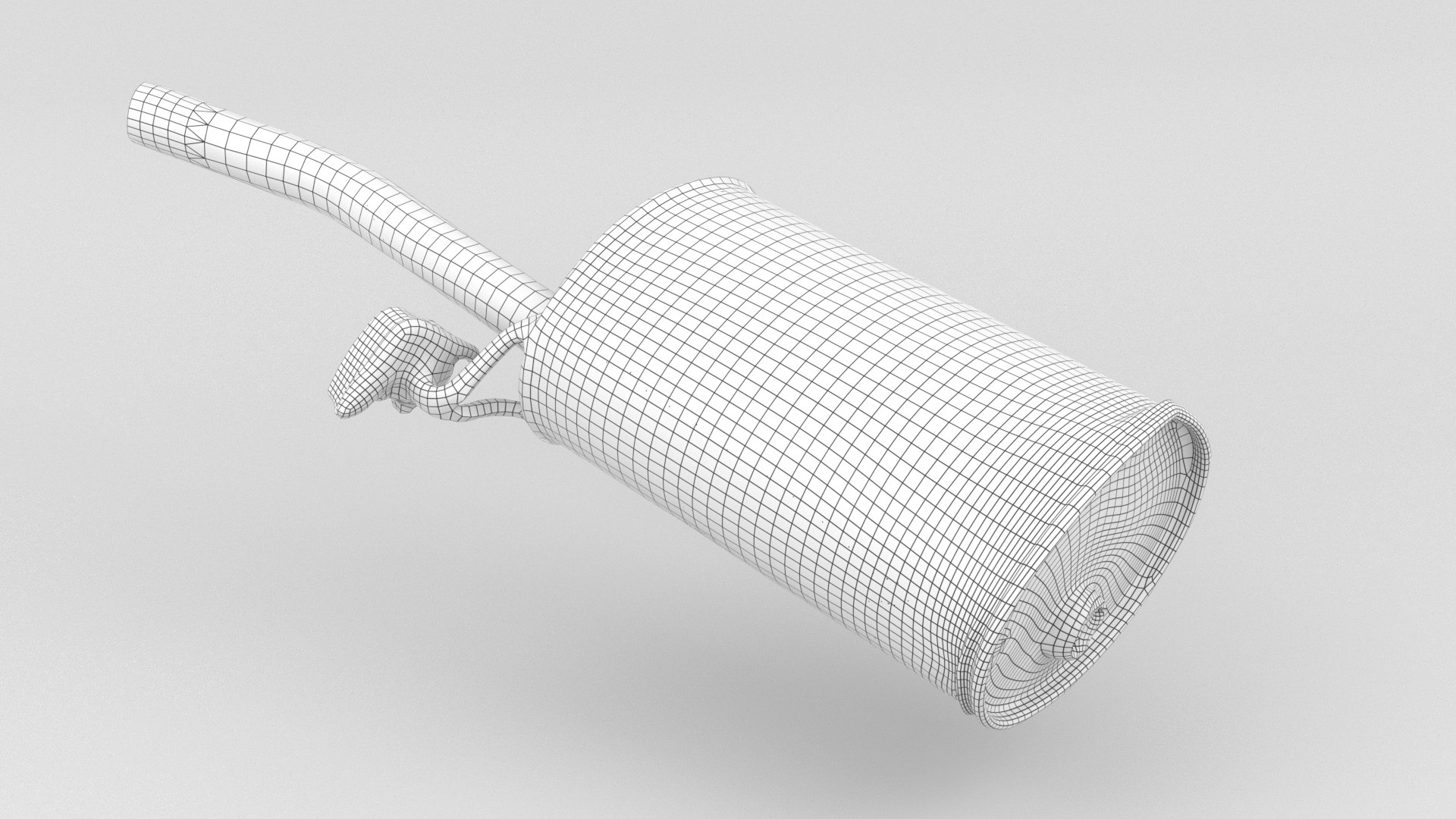 Old Car Muffler 3D Model - TurboSquid 2065603