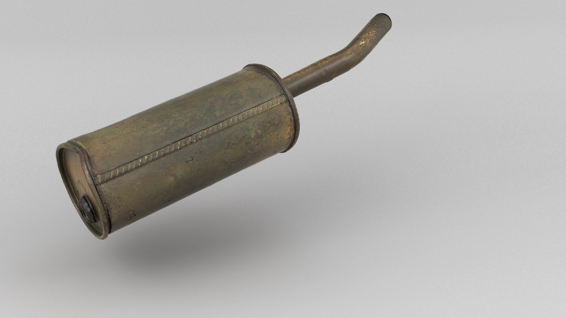 Old Car Muffler 3D Model - TurboSquid 2065603