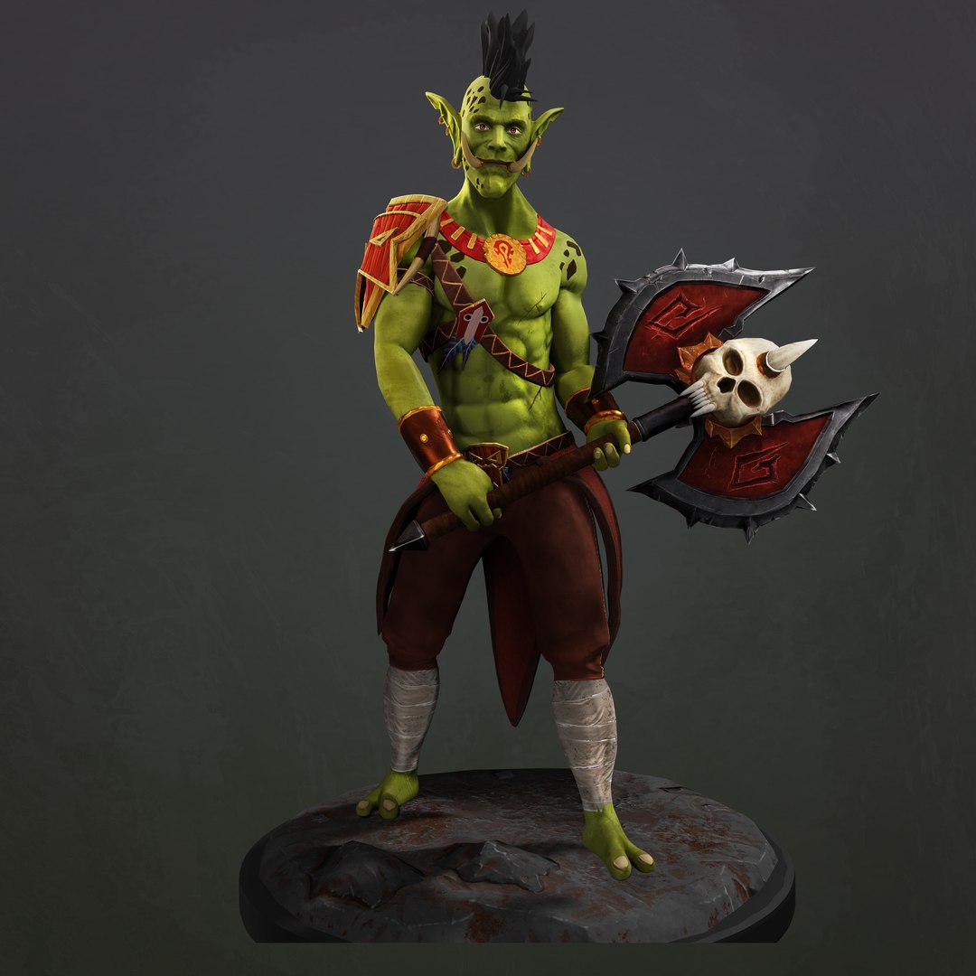 Stylized Troll - Gameready - Rigged Model - TurboSquid 1791993