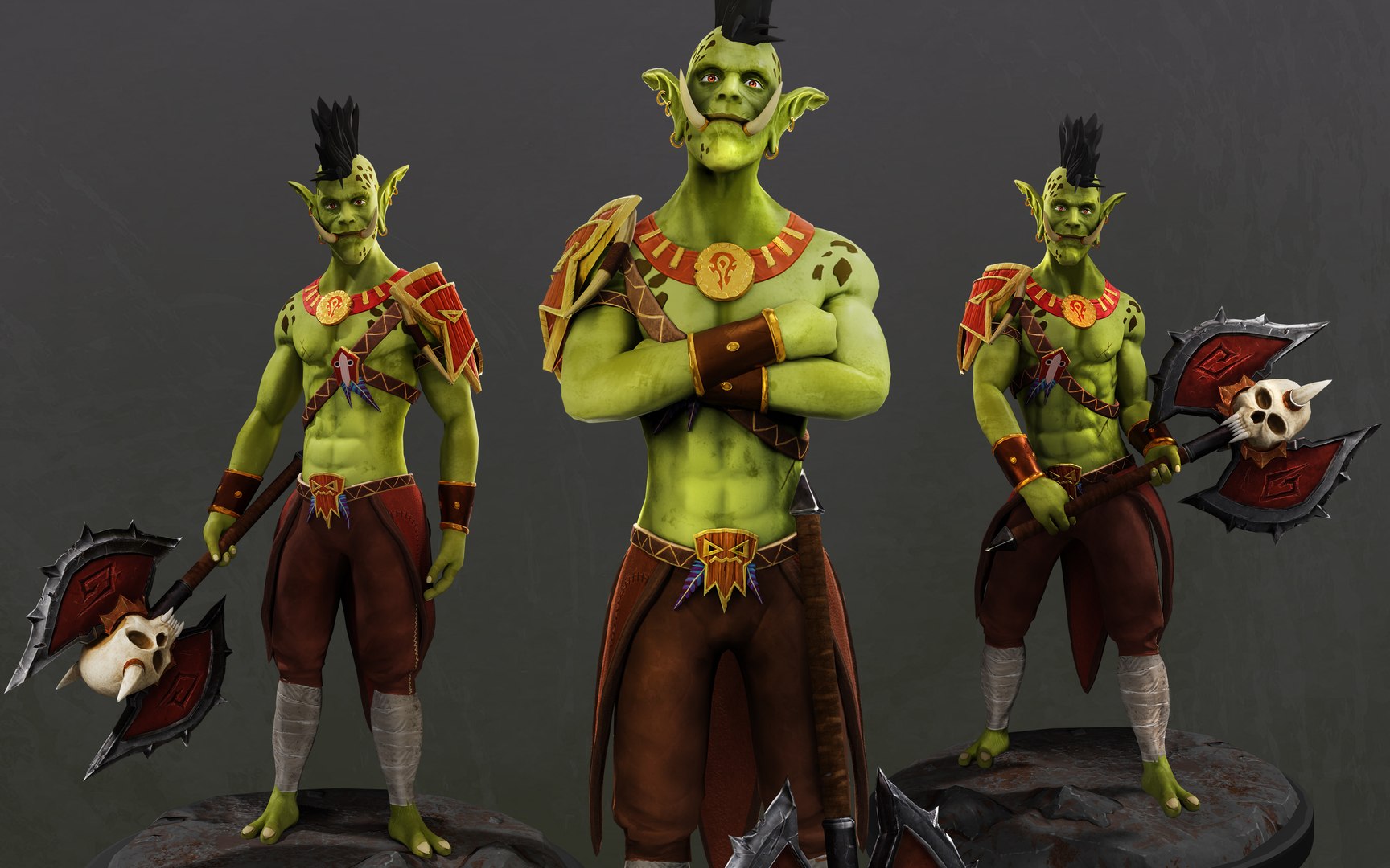 Stylized Troll - Gameready - Rigged Model - TurboSquid 1791993