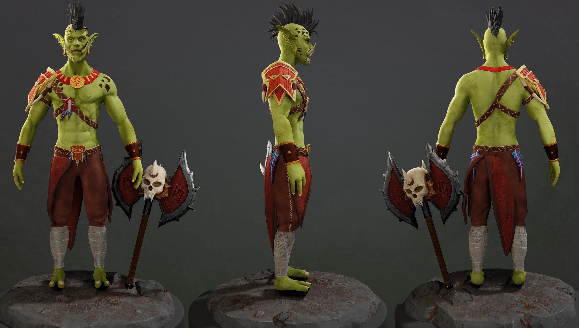 Stylized Troll - Gameready - Rigged Model - TurboSquid 1791993