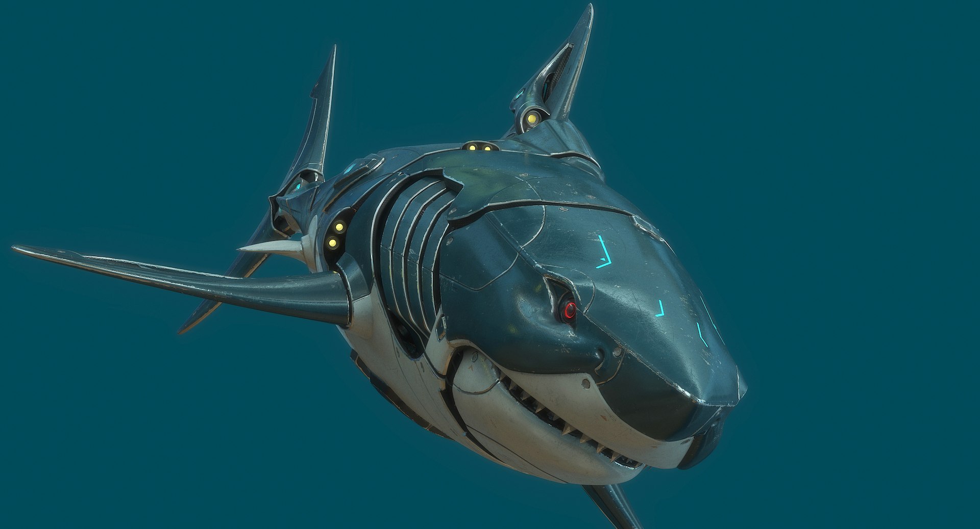 3D model Shark Robot - TurboSquid 2018311