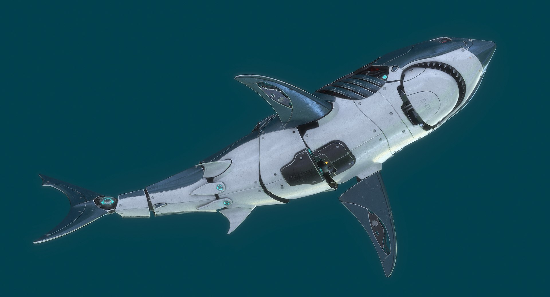 3D model Shark Robot - TurboSquid 2018311