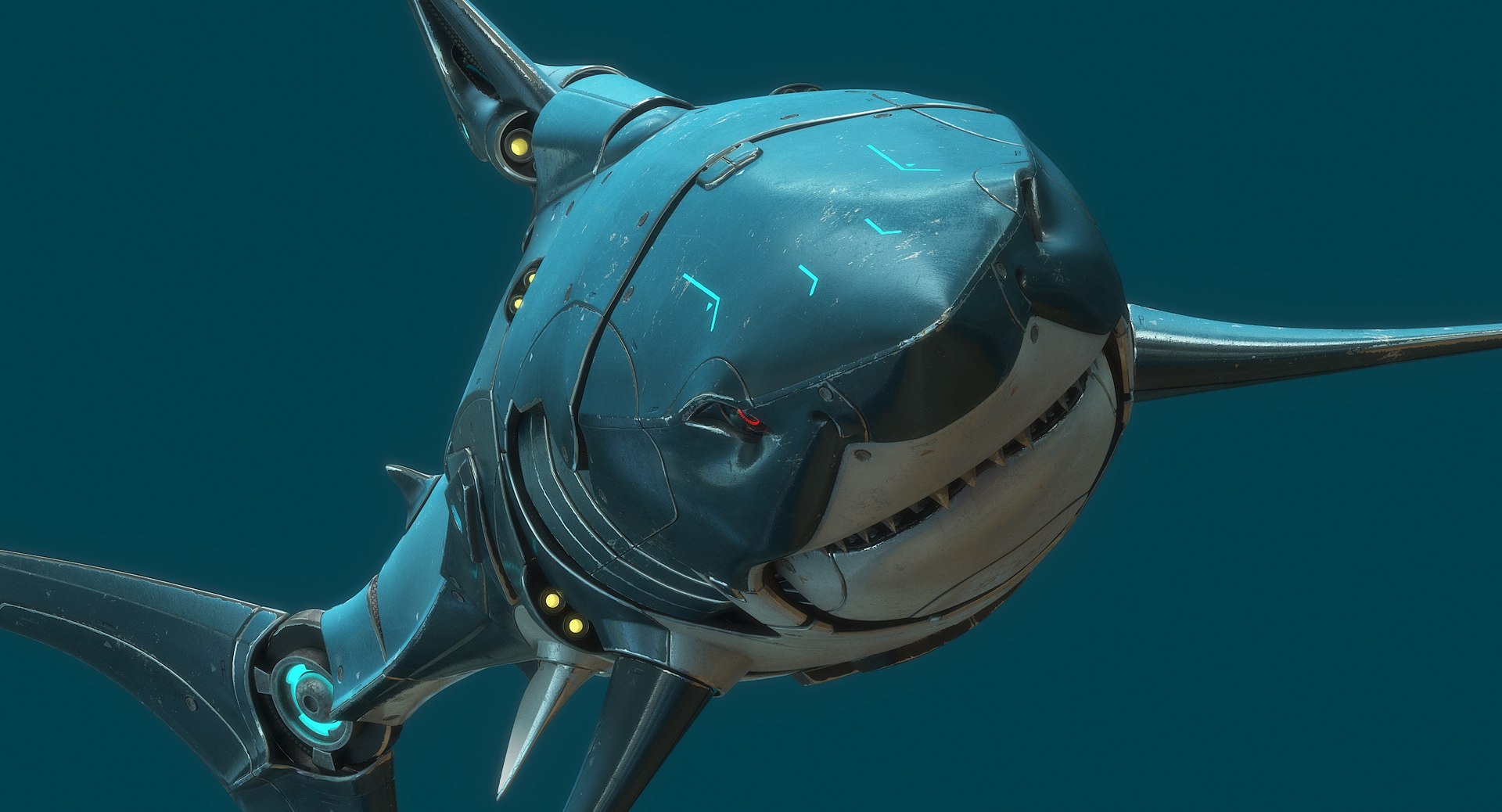 3D model Shark Robot - TurboSquid 2018311