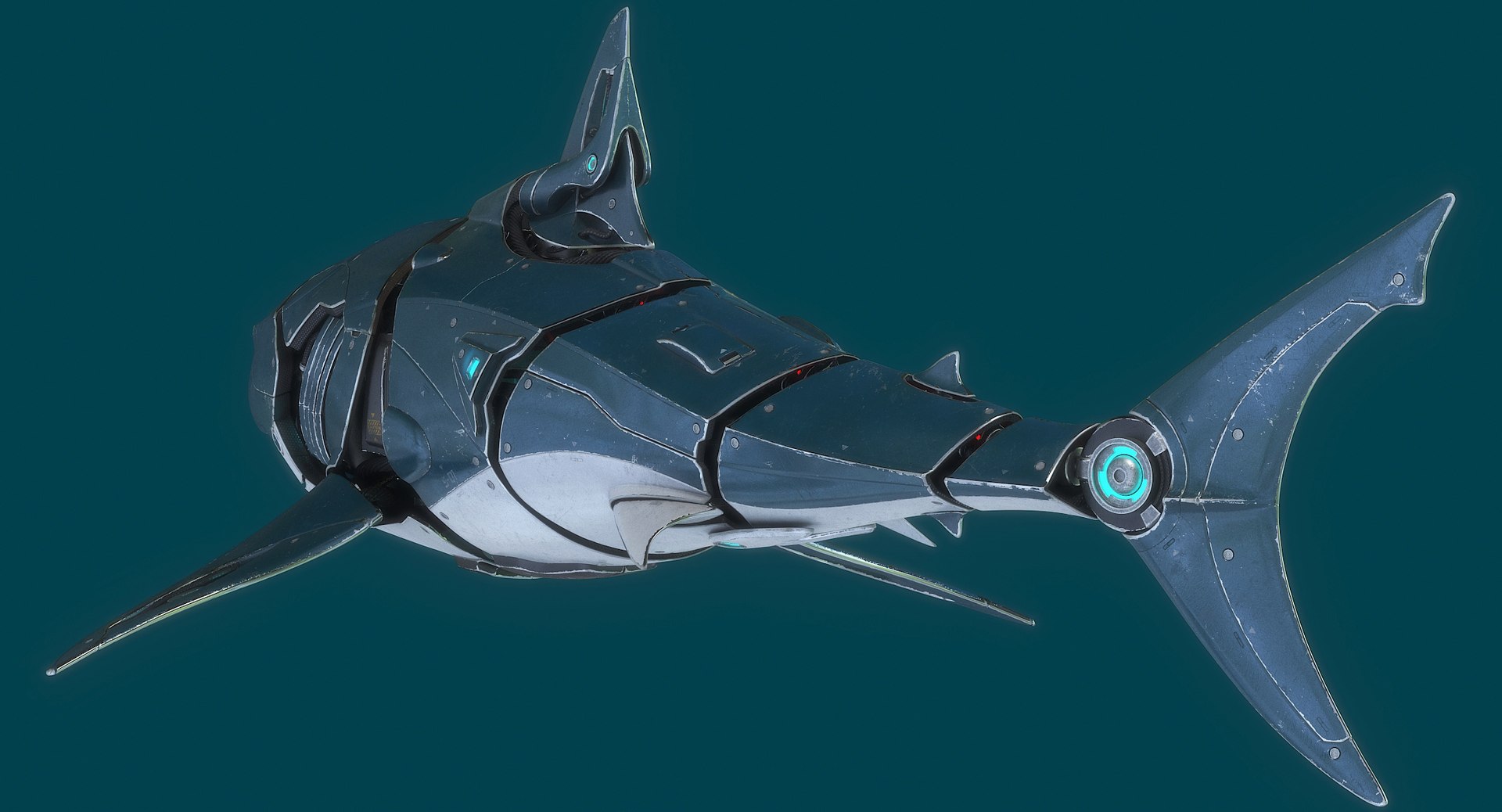 3D model Shark Robot - TurboSquid 2018311