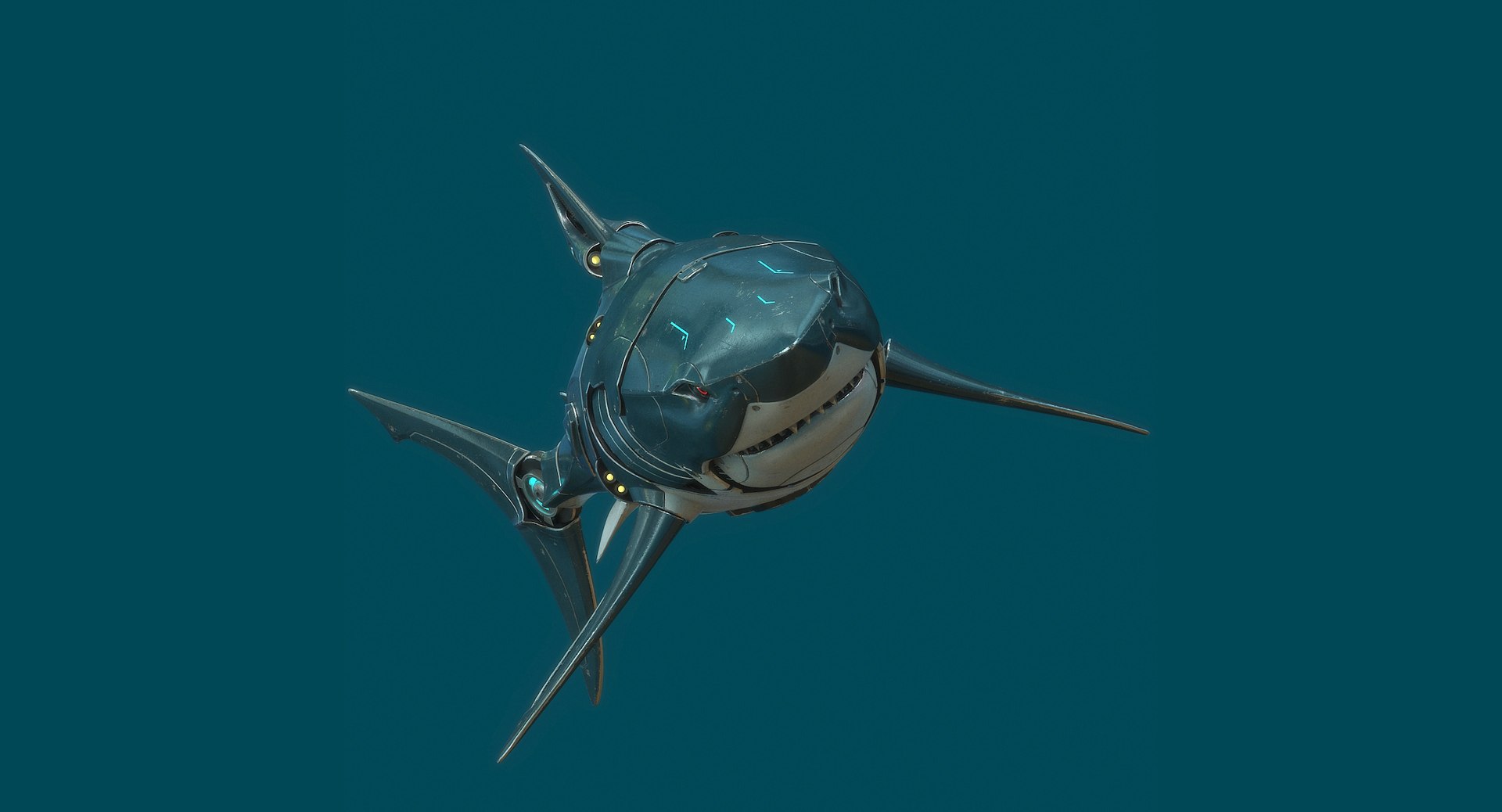 3D model Shark Robot - TurboSquid 2018311