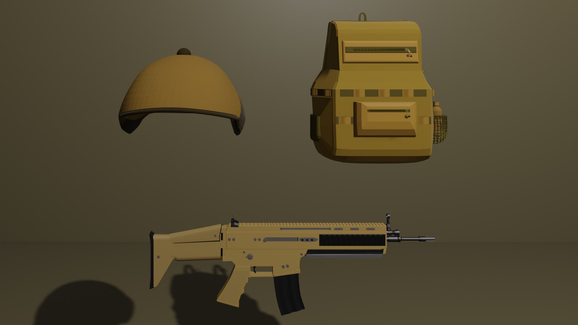 Low Poly Military Soldier Model - TurboSquid 1956220
