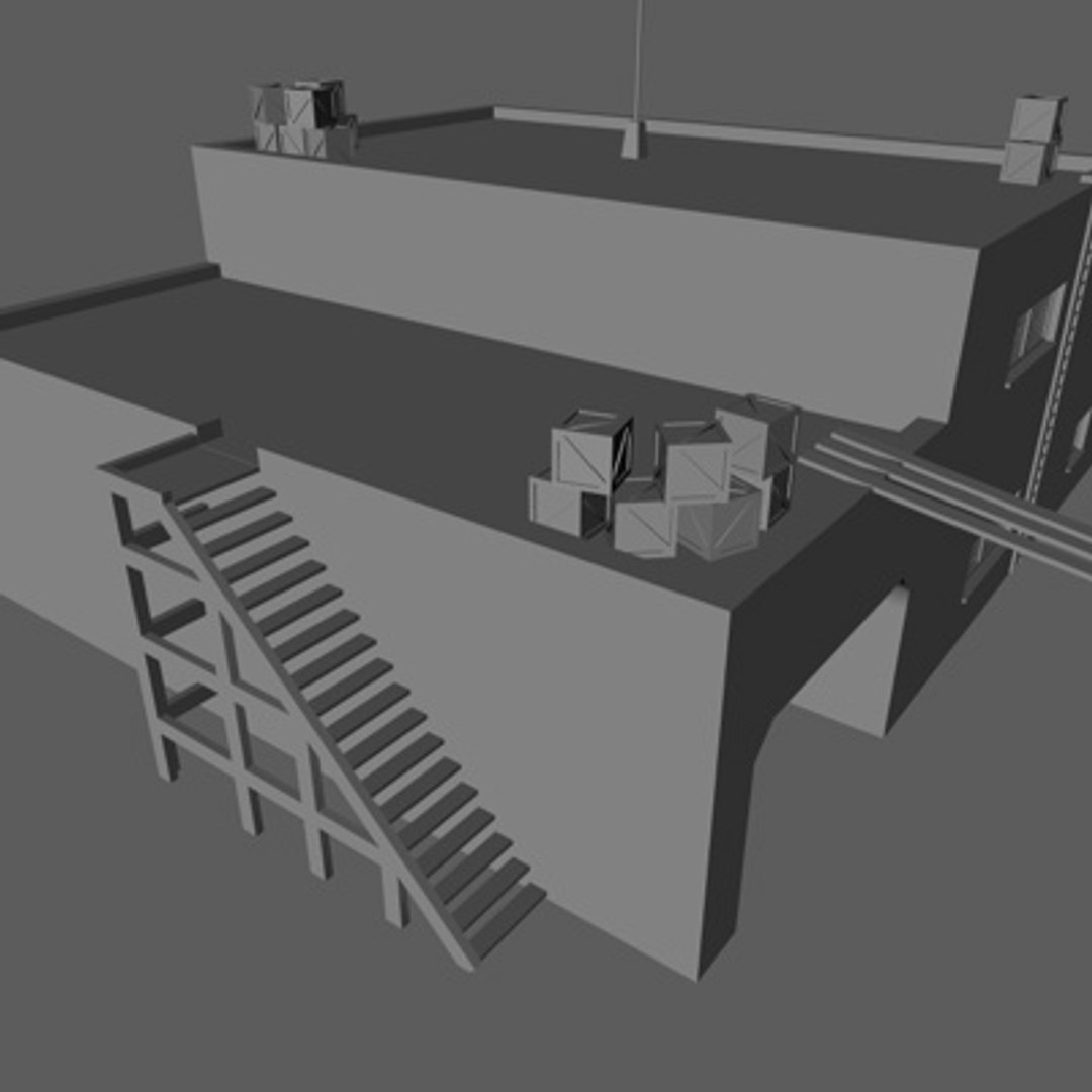 Free Outpost Außenposten 3d Model