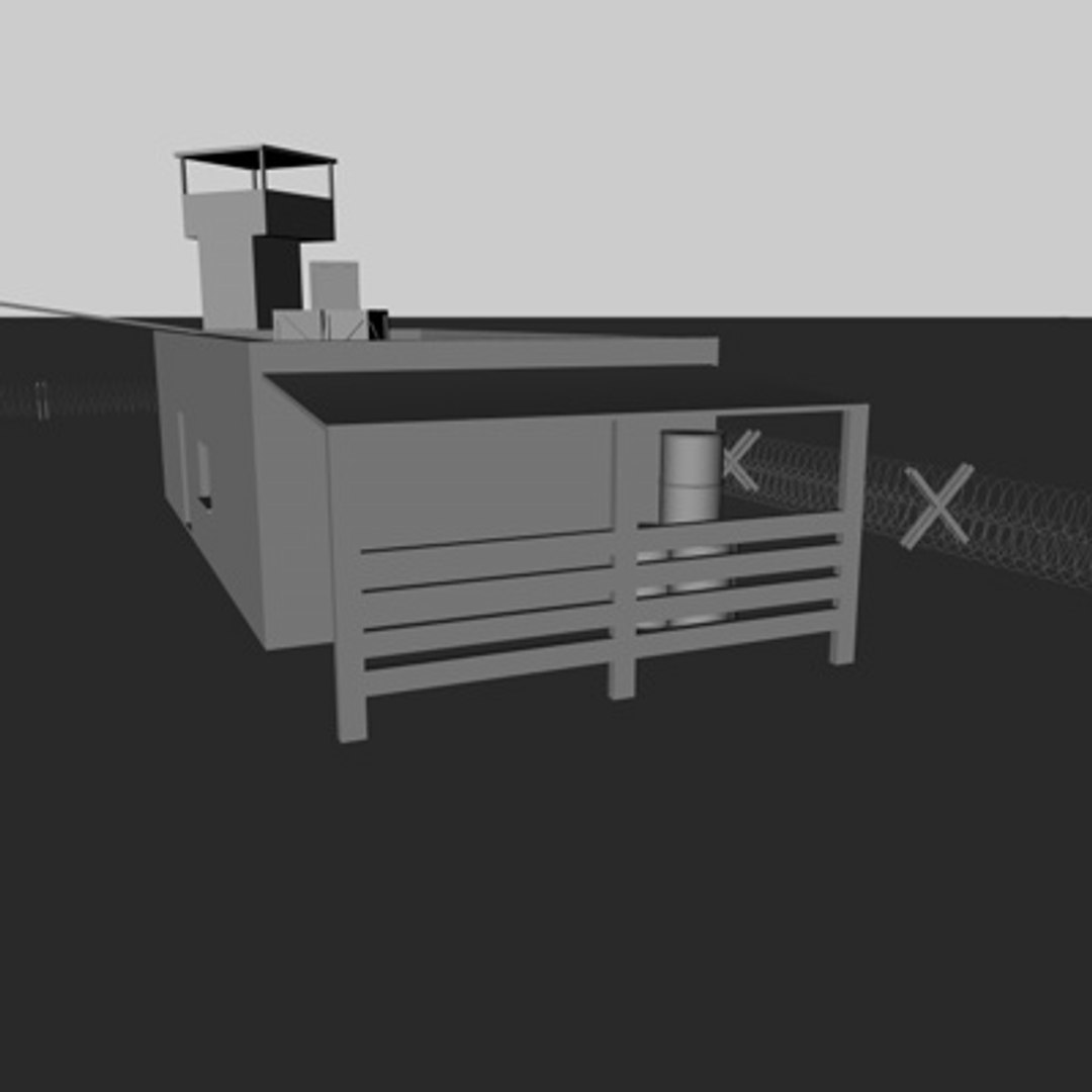 Free Outpost Außenposten 3d Model