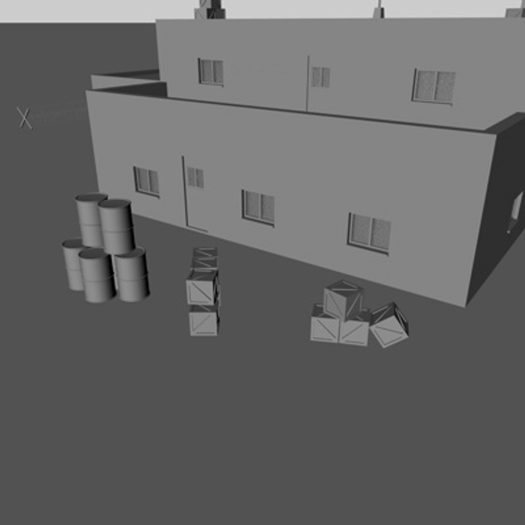 Free Outpost Außenposten 3d Model