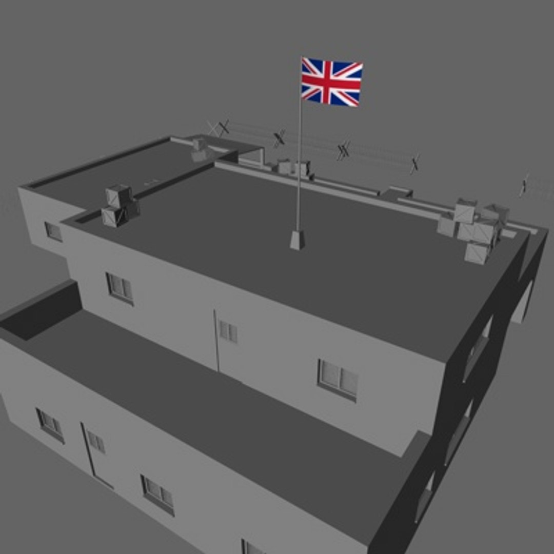 Free Outpost Außenposten 3d Model