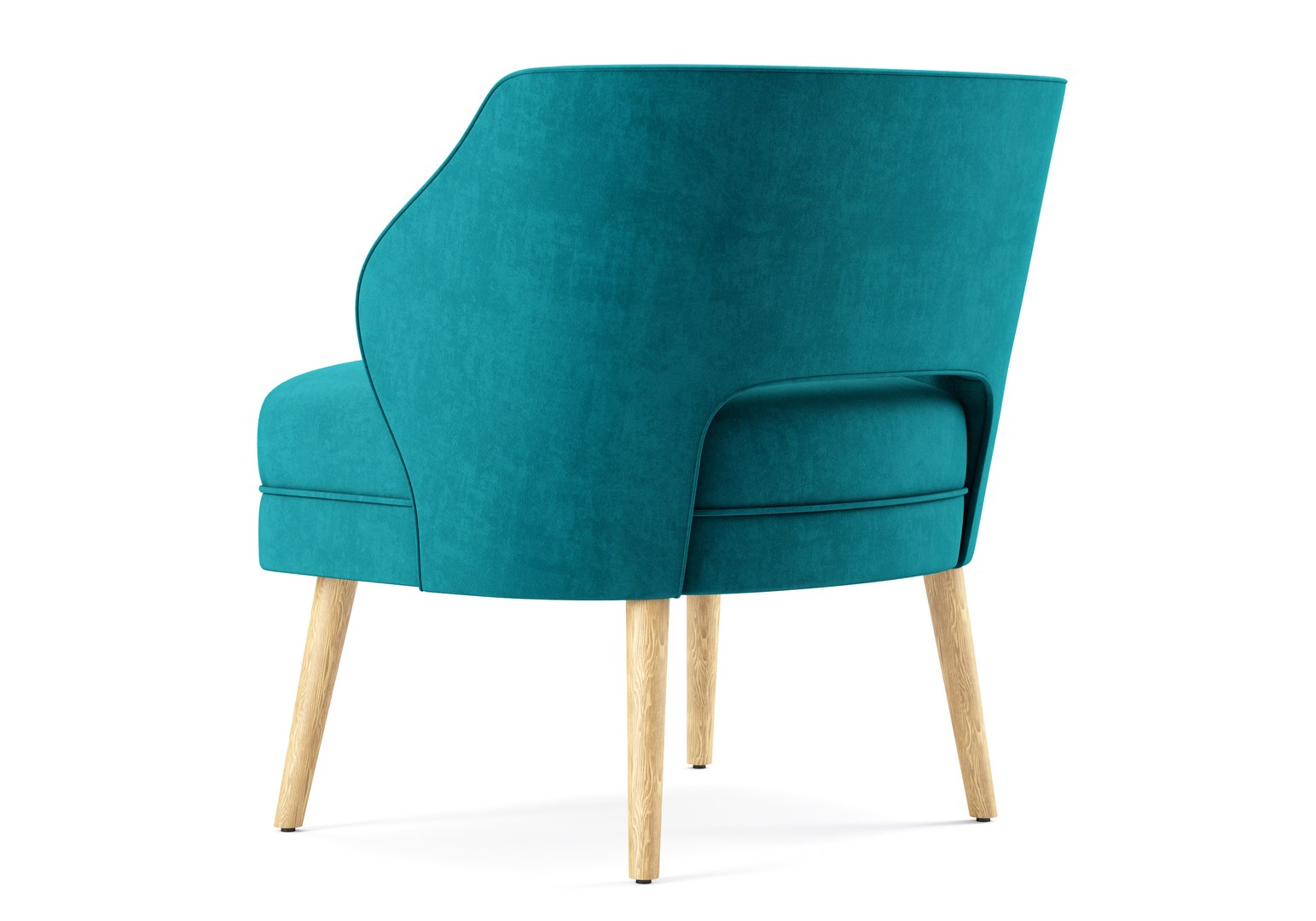 3D Mariposa Mid Century Velvet Accent Chair Model - TurboSquid 1950759