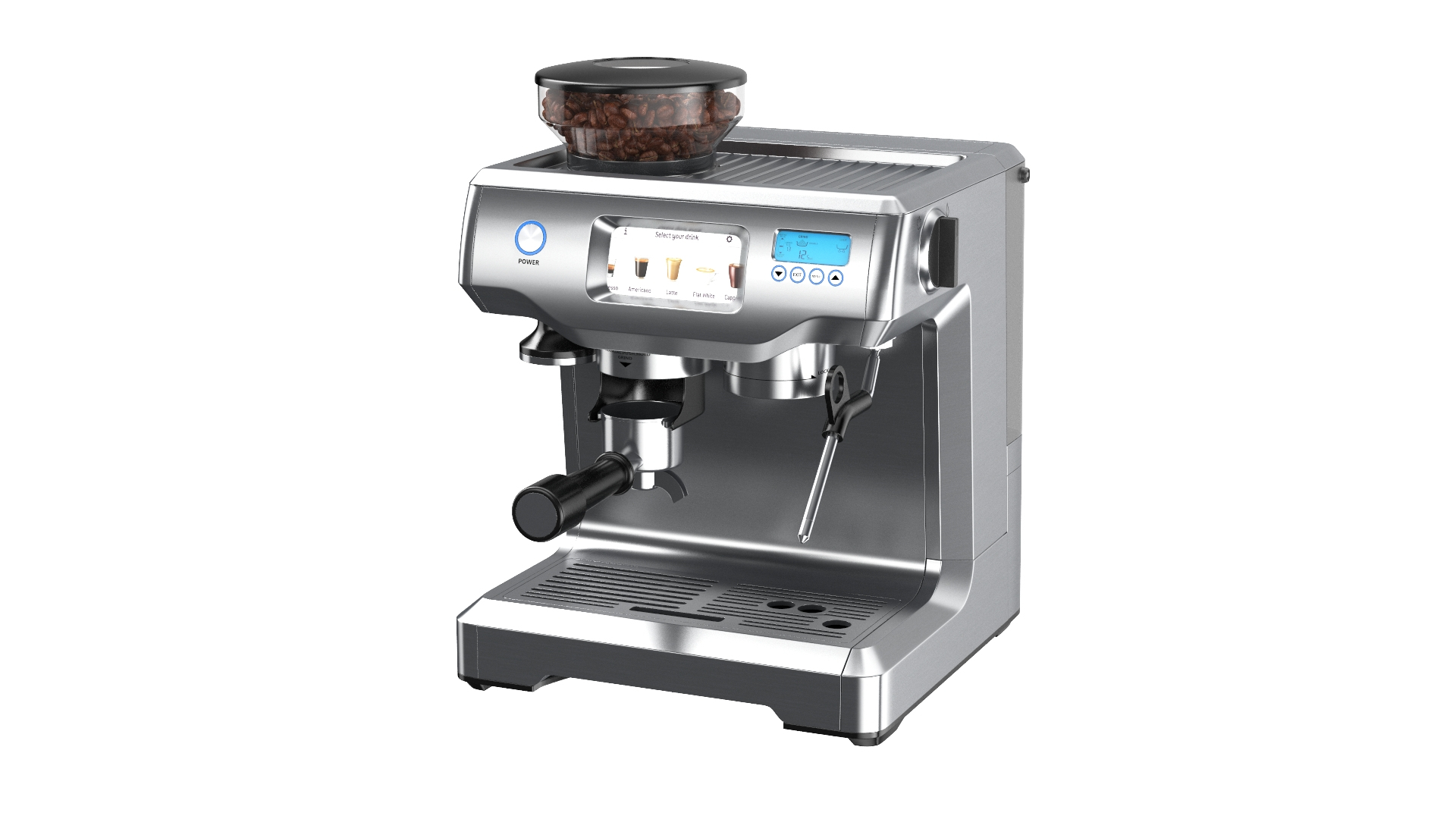 3D Model Two Detailed Espresso Makers - TurboSquid 1998228