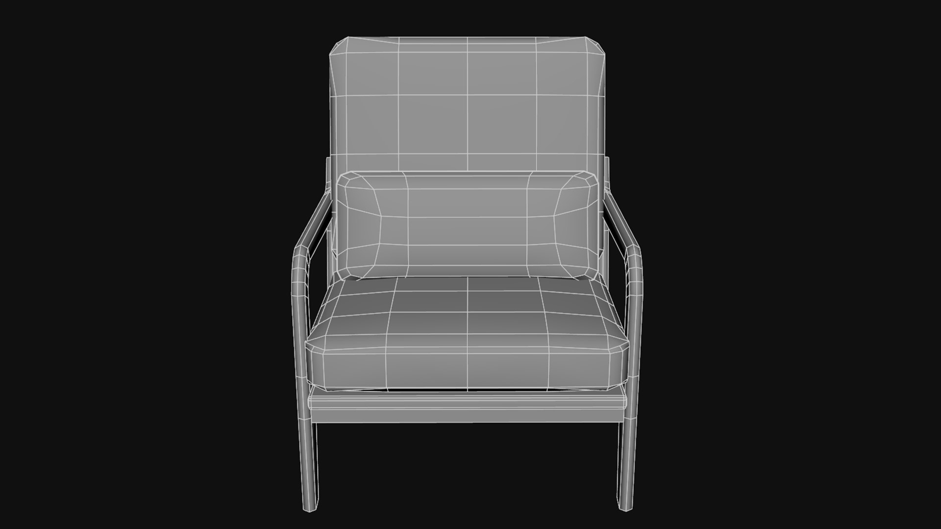 3D Model Ergonomic Lounge Chair - TurboSquid 2175694