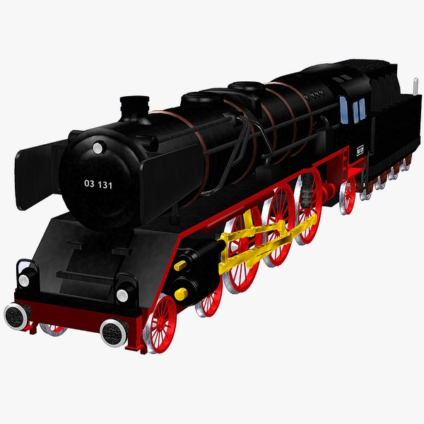 Steam locomotive 03 131 3D model - TurboSquid 1809261