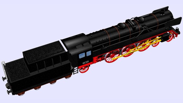 Steam locomotive 03 131 3D model - TurboSquid 1809261