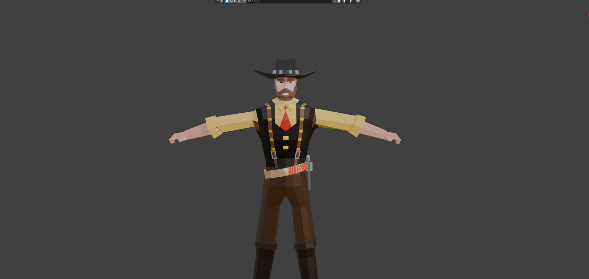Cowboy 3D Model - TurboSquid 2369995