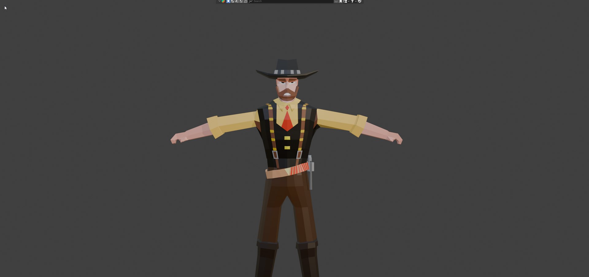 Cowboy 3D Model - TurboSquid 2369995