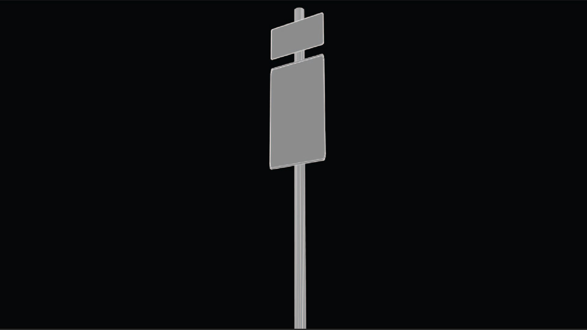 3D Sign Post - TurboSquid 1923226