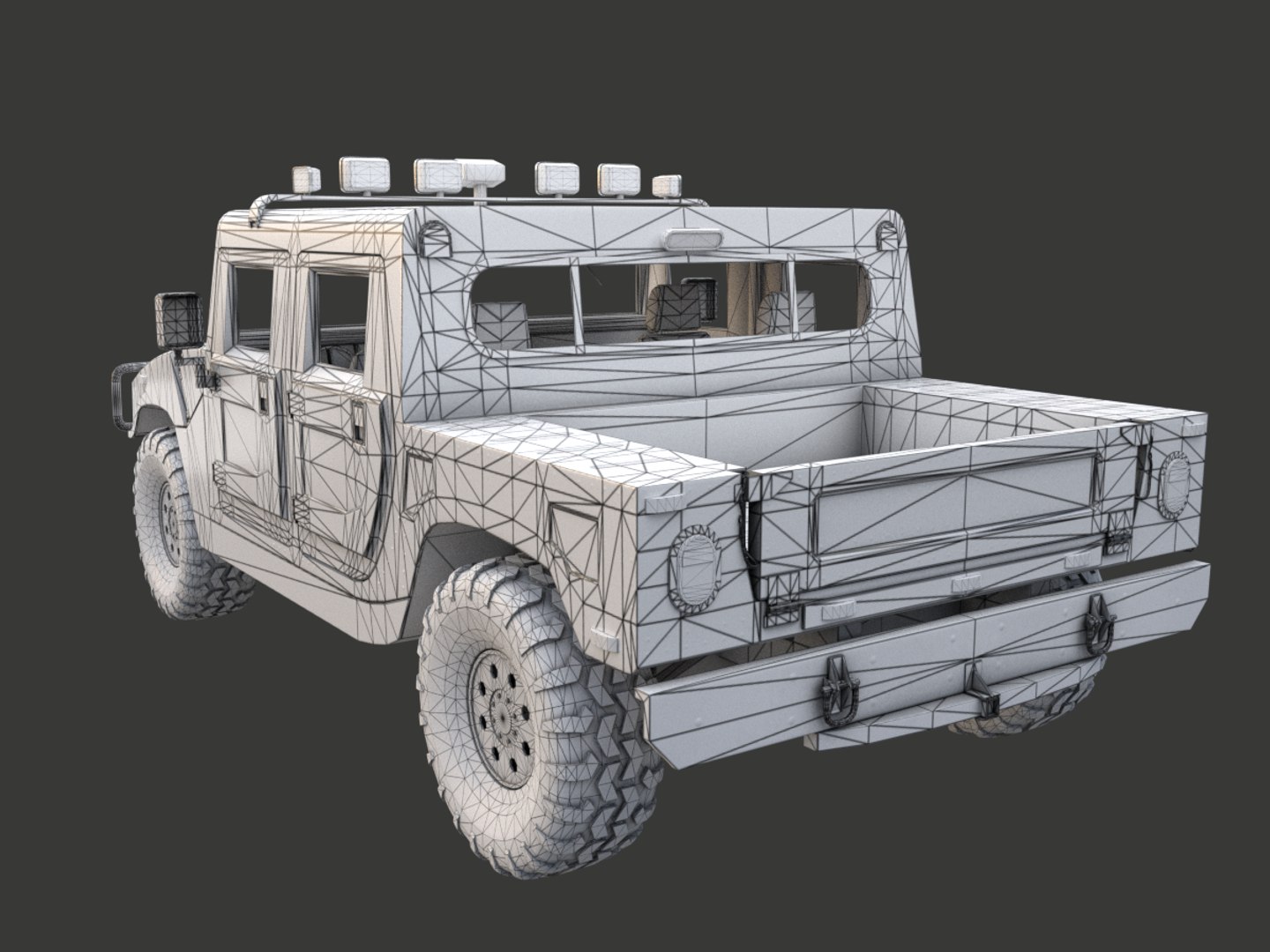 Hummer H1 3D - TurboSquid 1345400