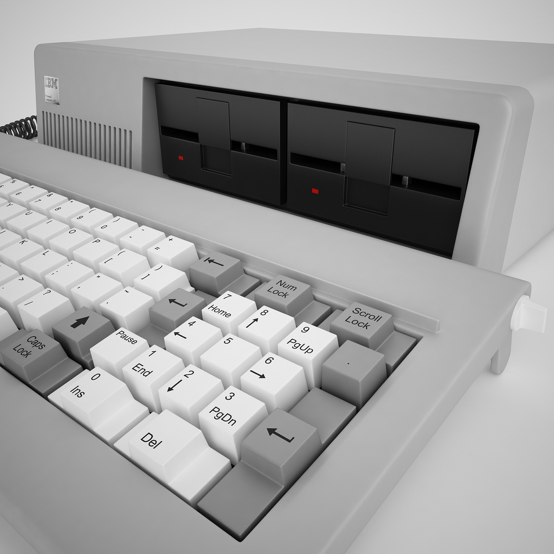 3d model ibm pc xt