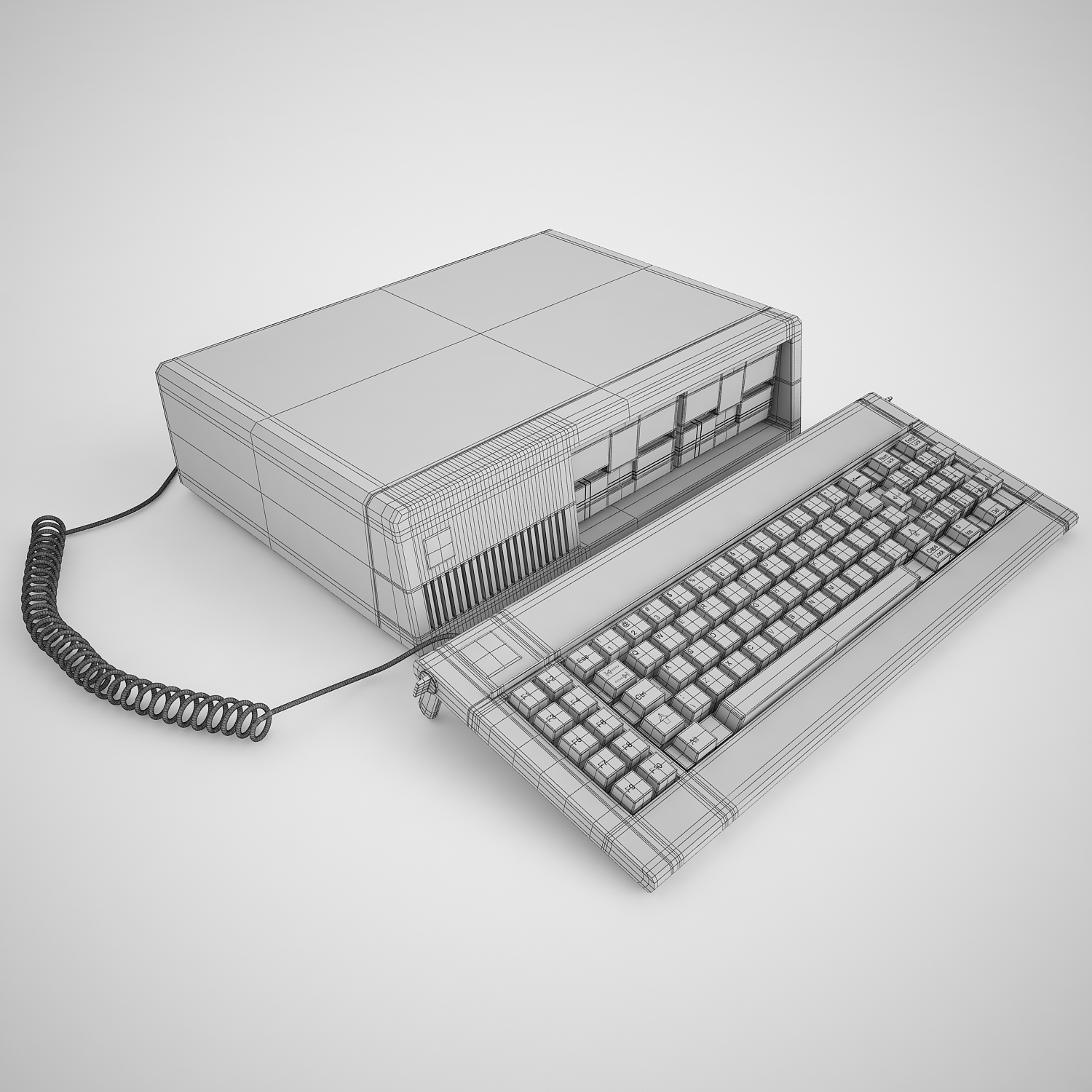 3d model ibm pc xt