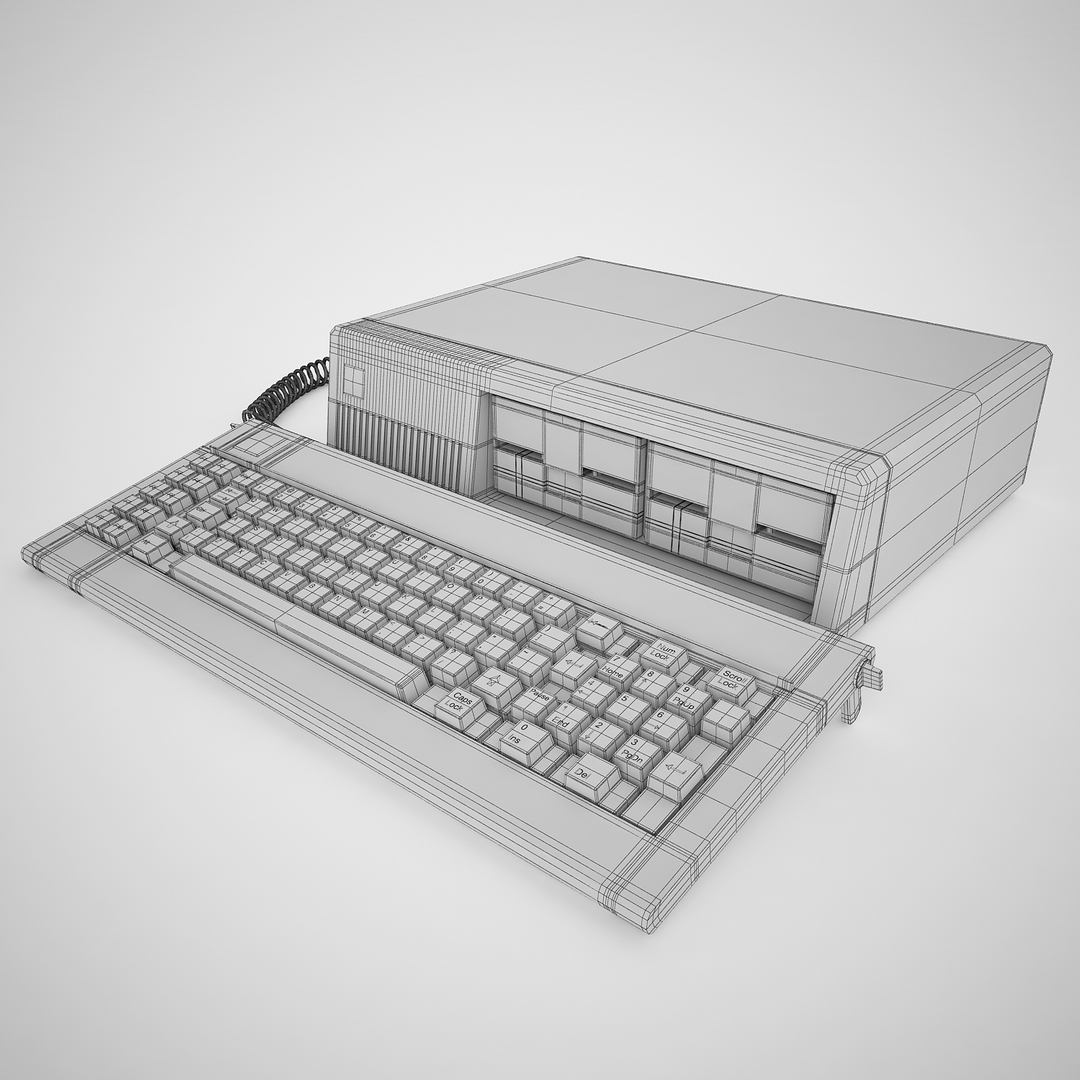 3d model ibm pc xt
