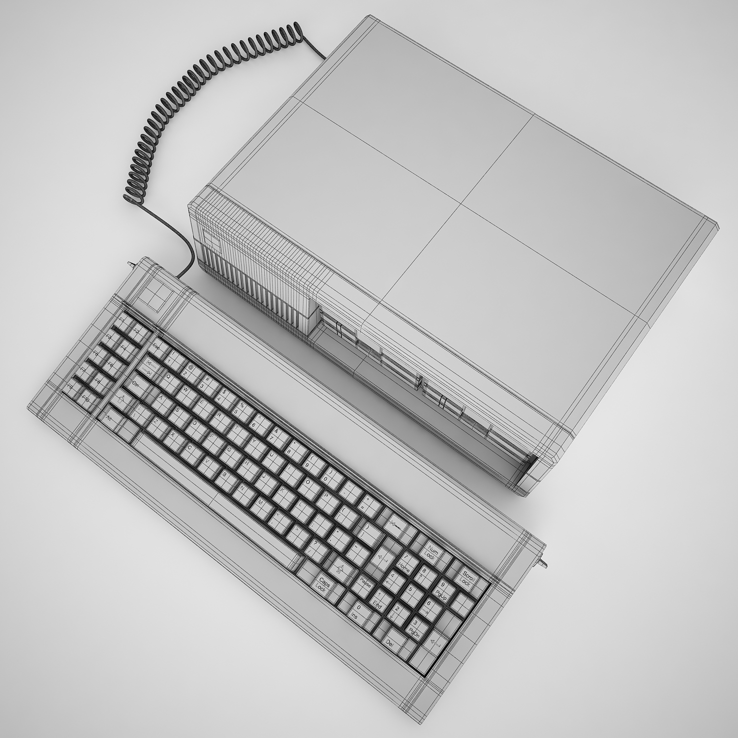 3d model ibm pc xt