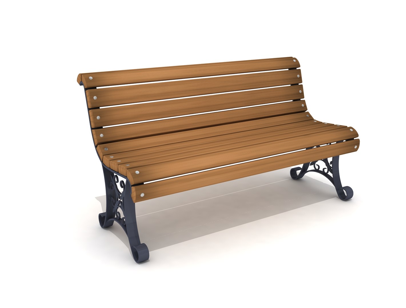 Outdoor bench 3D model - TurboSquid 1554848