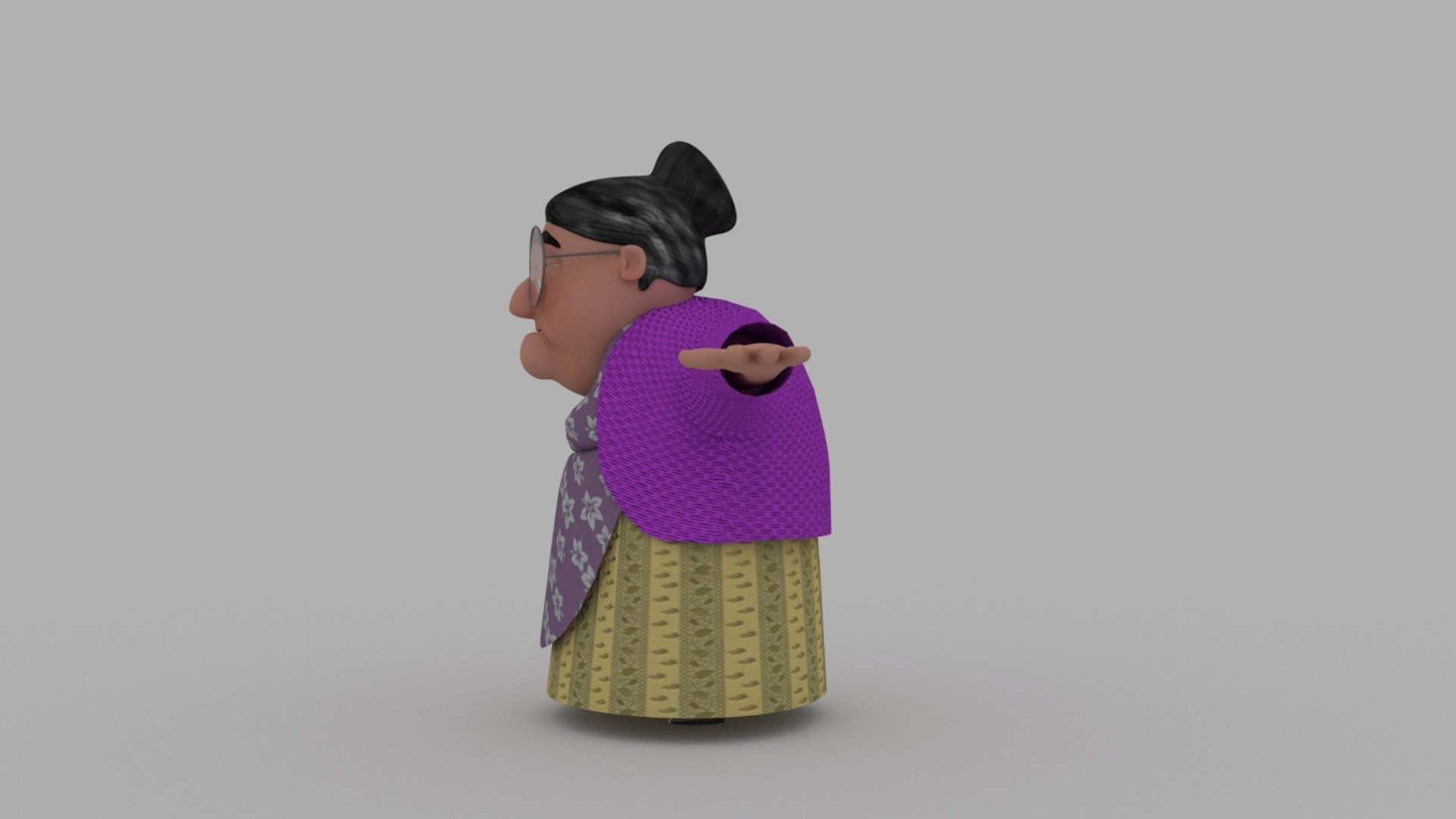 3D Old Lady Model - TurboSquid 1151489