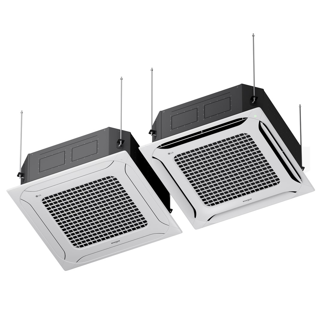 3D LG 4Way Cassette Air Conditioner Model - TurboSquid 1959930