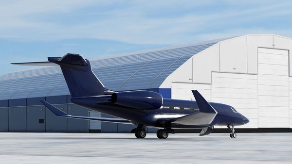 Twin Engine Business Jet 3D model - TurboSquid 1978335