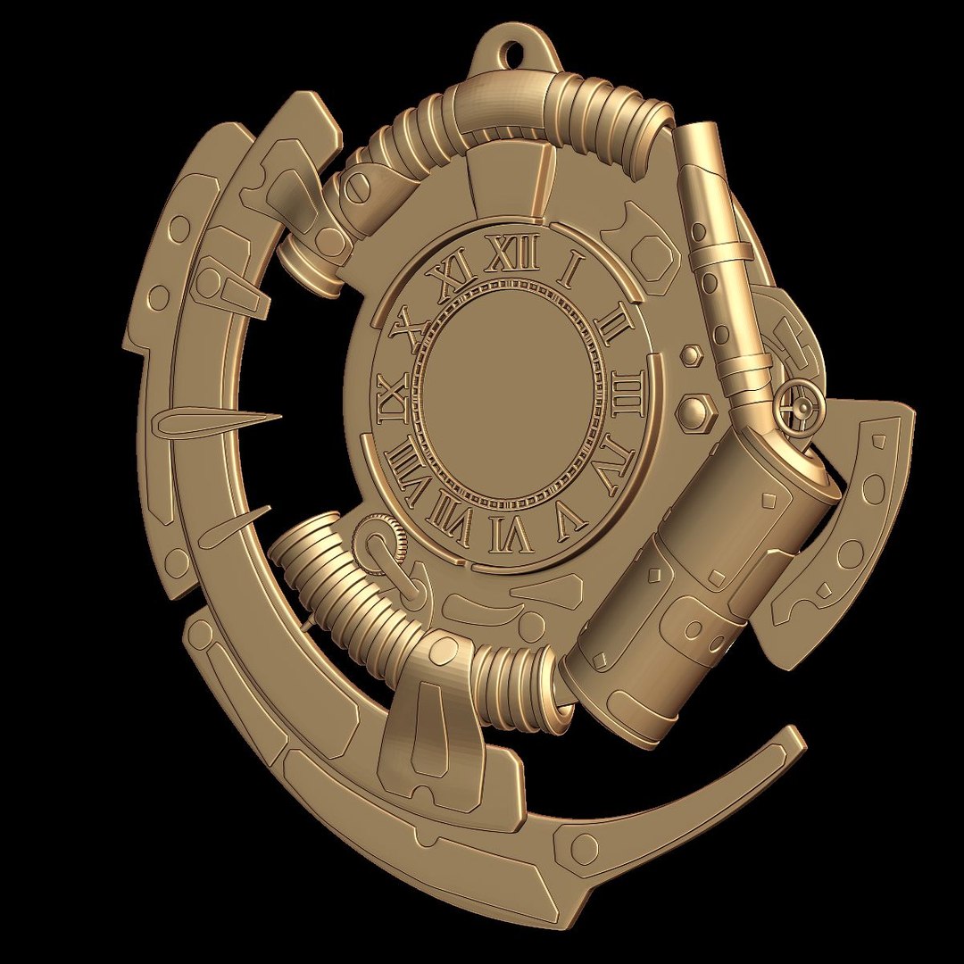 Clock Stl Cnc 3d Model