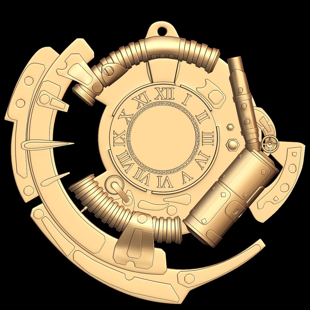 Clock Stl Cnc 3d Model