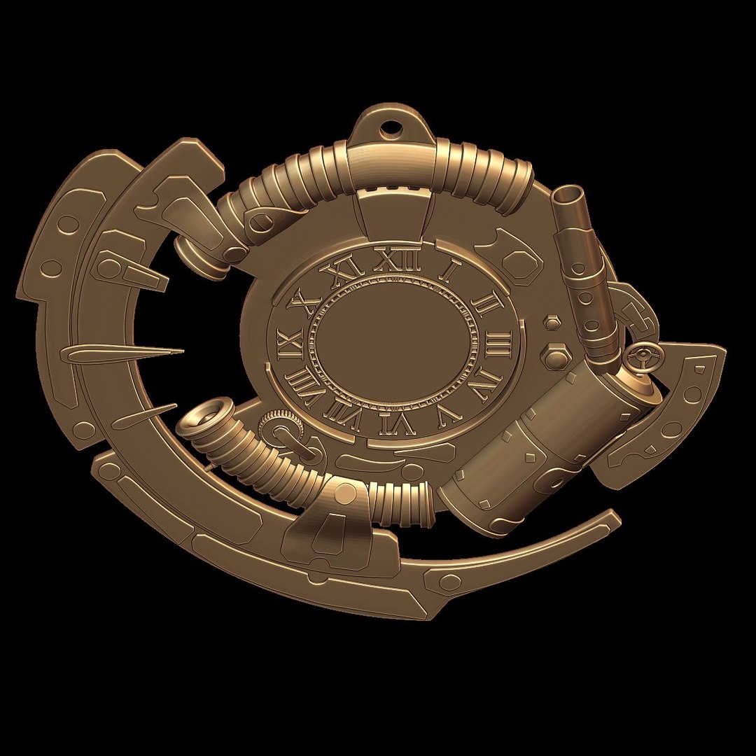 Clock Stl Cnc 3d Model