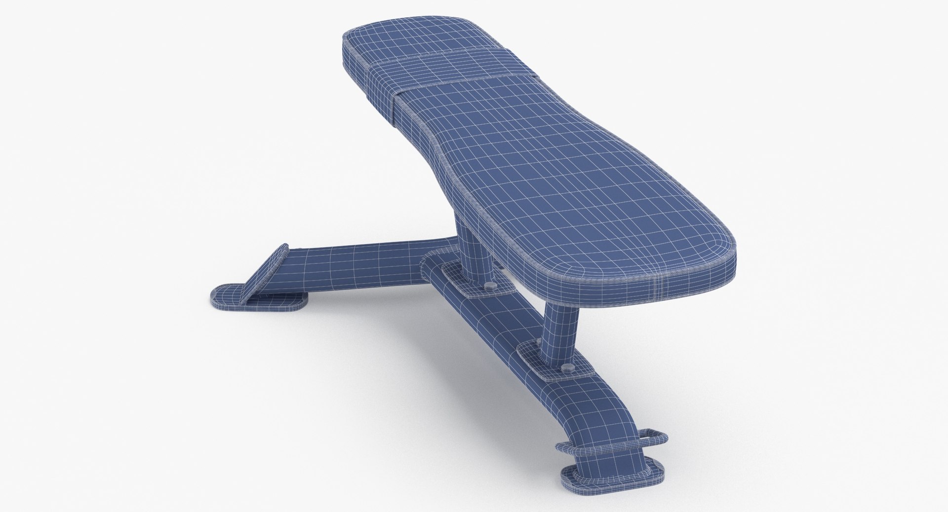 Flat Bench 01 3D - TurboSquid 2017645