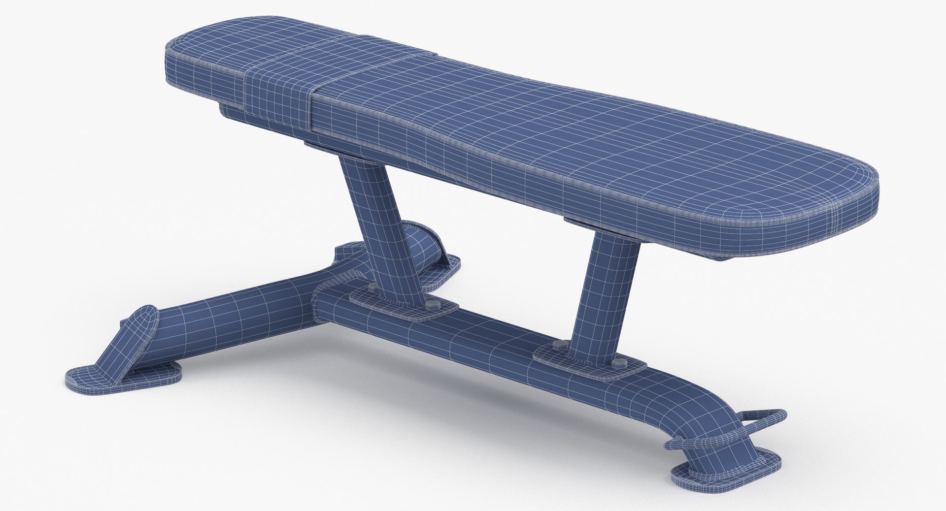 Flat Bench 01 3D - TurboSquid 2017645