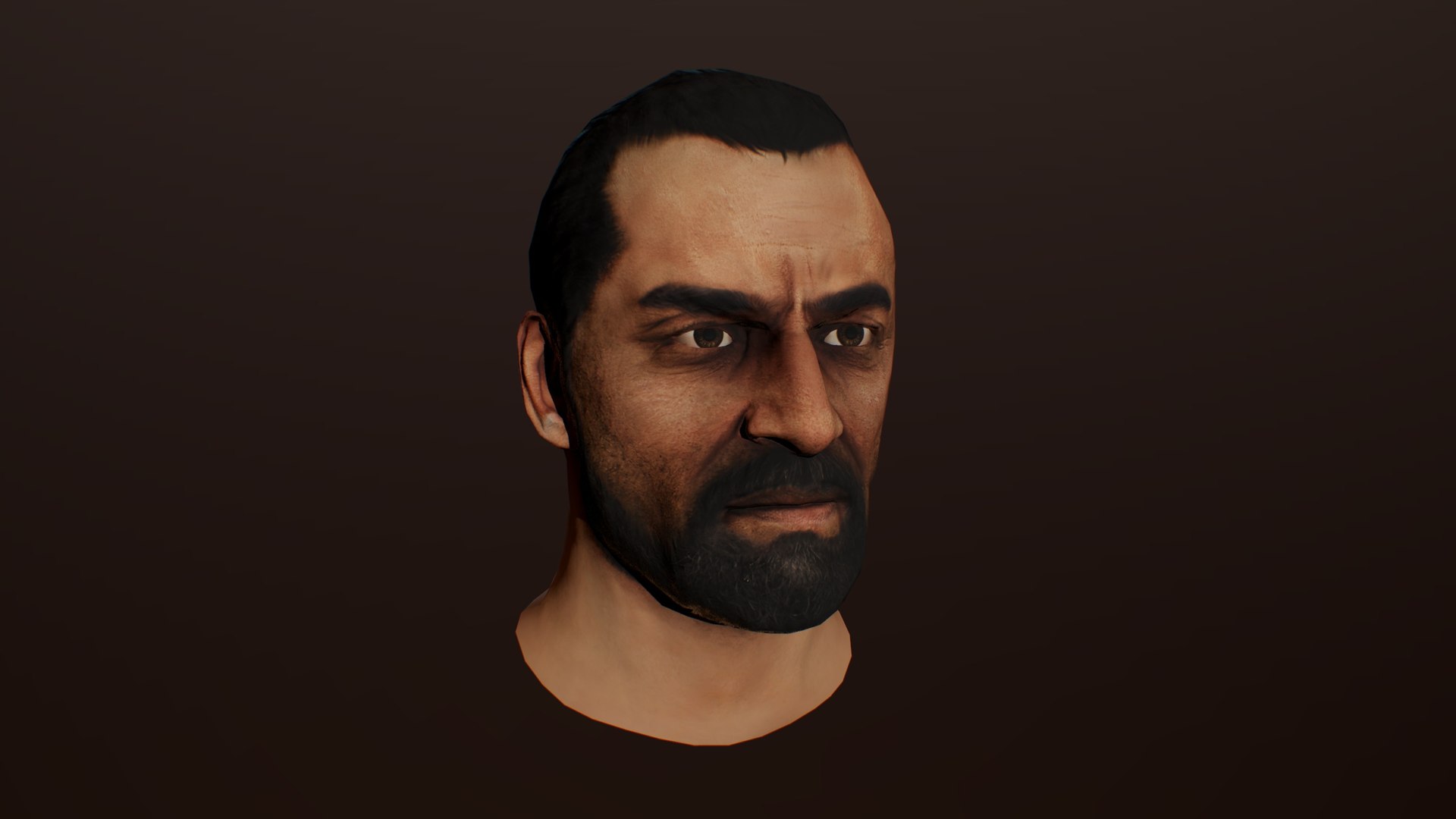 4 Male Heads model - TurboSquid 1732836