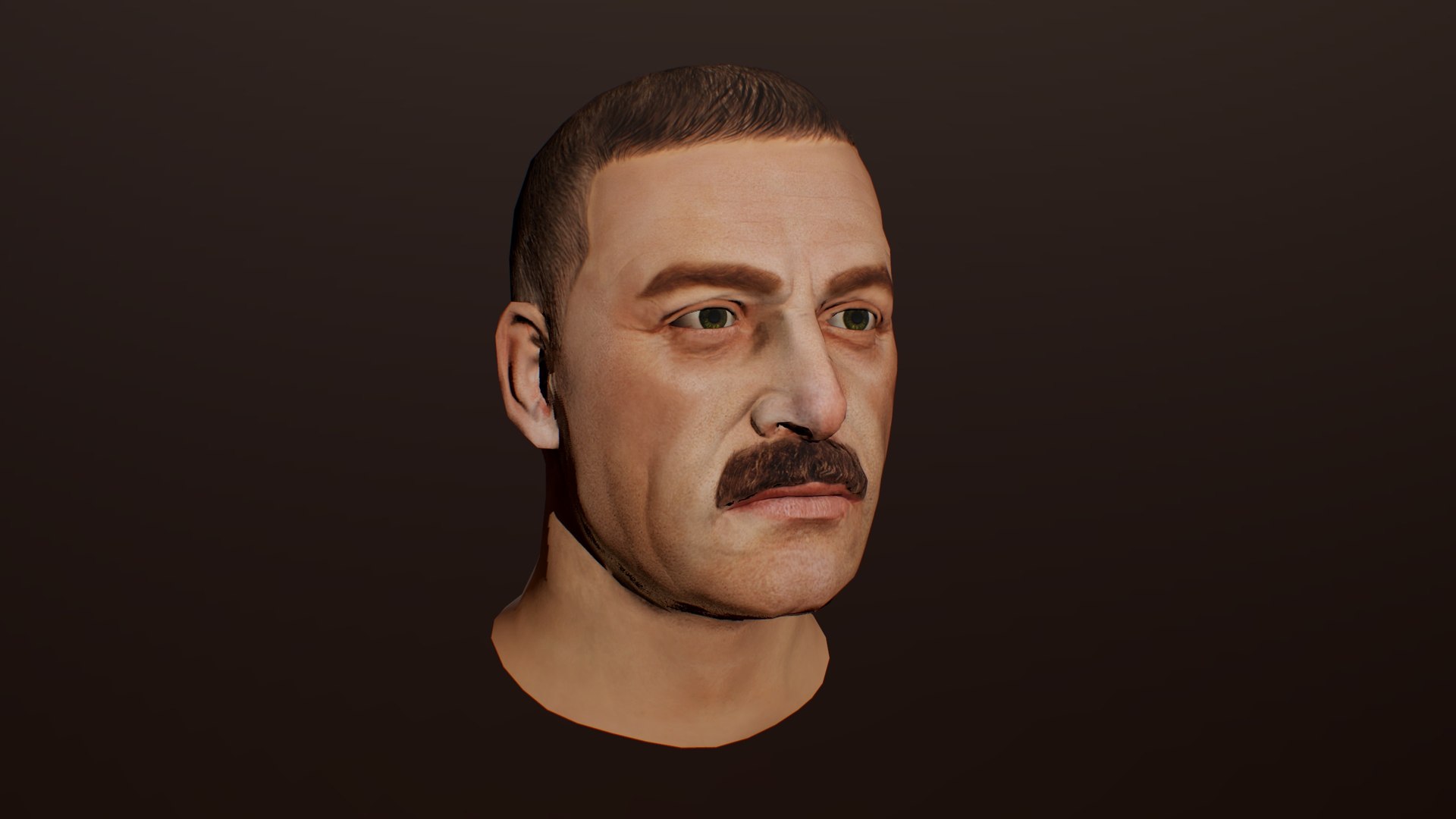 4 Male Heads model - TurboSquid 1732836