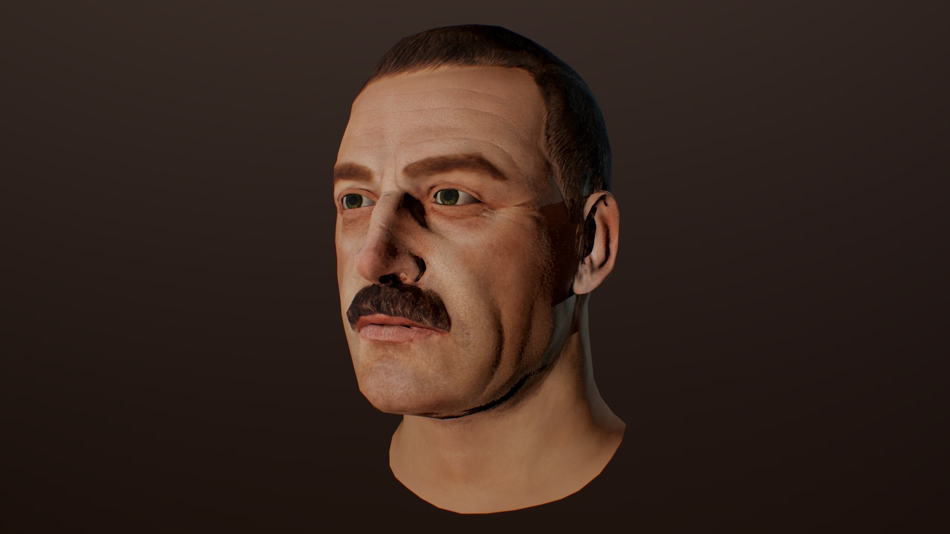 4 Male Heads model - TurboSquid 1732836