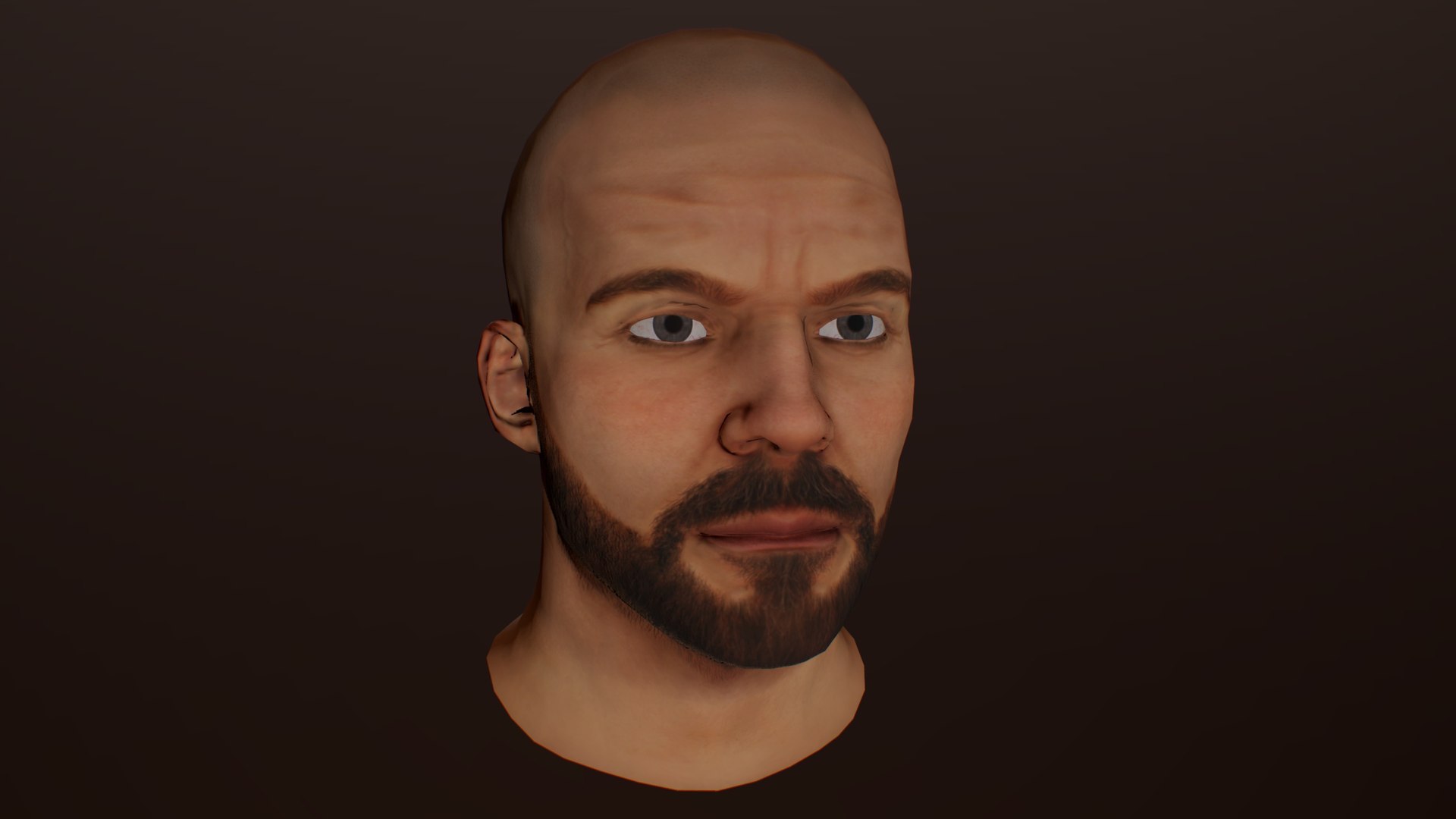 4 Male Heads model - TurboSquid 1732836