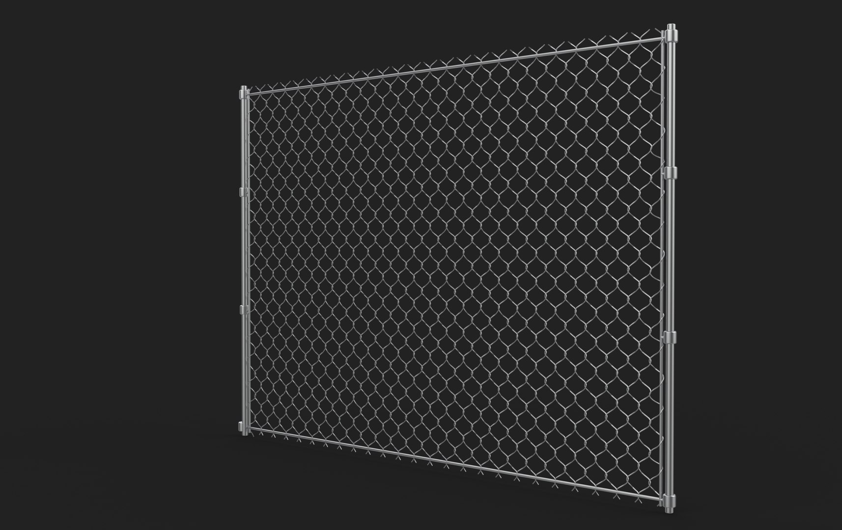 Chain Link Fence 3D Model 3D Model - TurboSquid 2335193