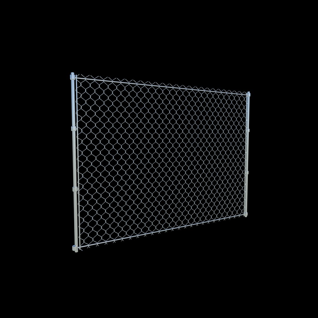 Chain Link Fence 3D Model 3D Model - TurboSquid 2335193