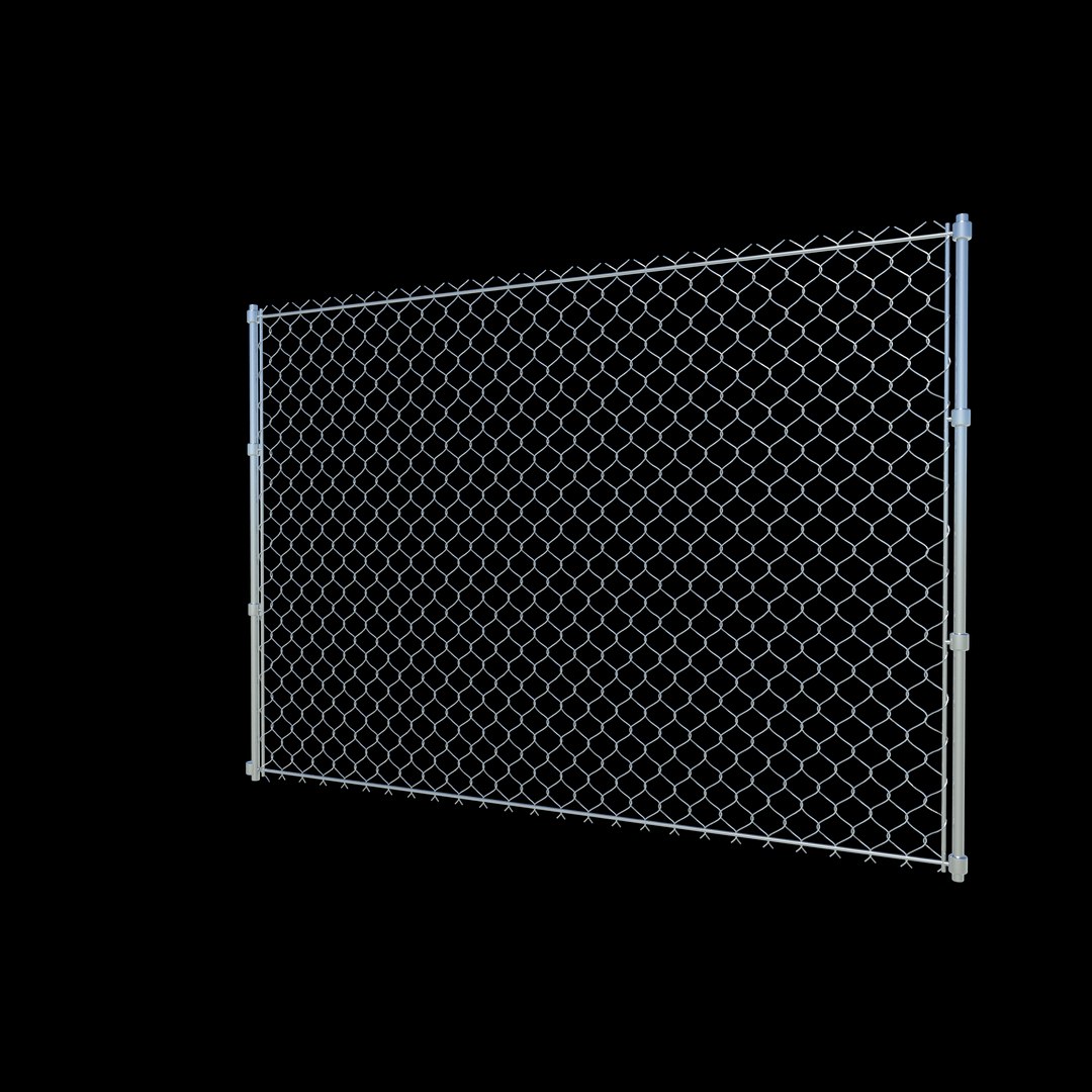 Chain Link Fence 3D Model 3D Model - TurboSquid 2335193
