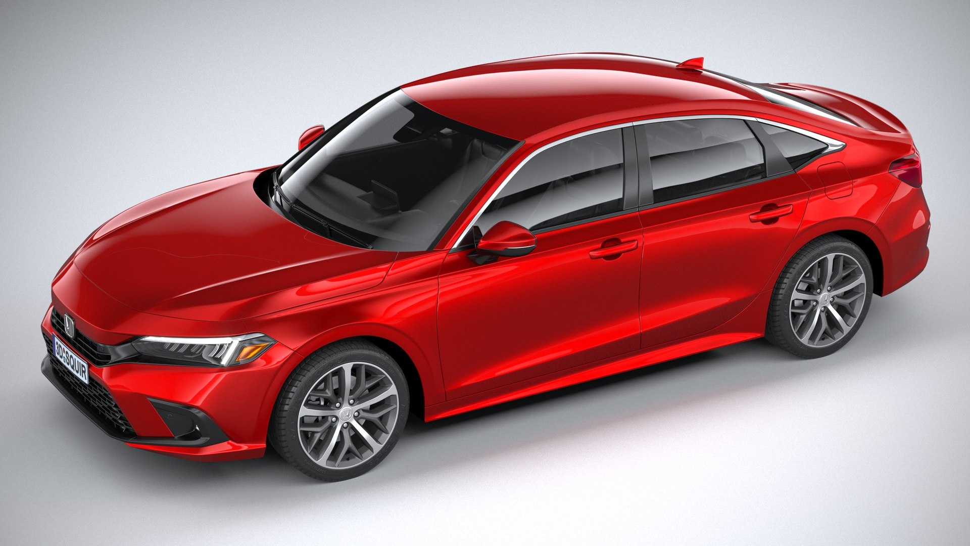 3D Honda Civic Sedan 2022 model - TurboSquid 1731409